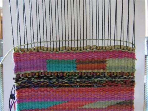 Weft Interlock Tapestry Weaving Weaving Loom Beading