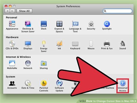 How To Change Cursor Size In Mac OS X Steps With Pictures