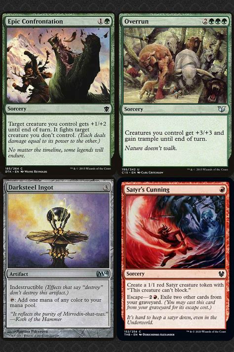 Gallia Of The Endless Dance Satyr Commander Deck Gruul Magic Mtg Ready