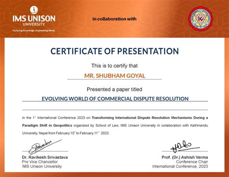 Shubham Goyal On Linkedin Im Delighted To Share That I Presented My