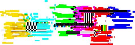 Pixel Sorting Effect Creating An Abstract Composition With Glitches