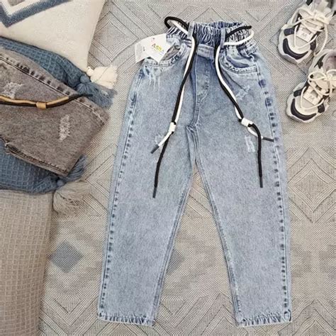 خرید و قیمت شلوار لی مام بچگانه جین دخترانه پسرانه از غرفه رزآرا