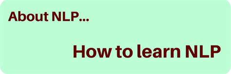 How To Learn NLP Pegasus NLP