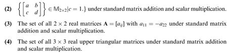 Solved Check Whether The Following Are Vector Space Or Not Chegg