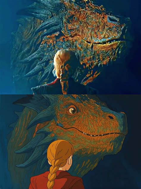 Targaryen The Perfect Ghibli Style Of Vermithor 🐉🔥