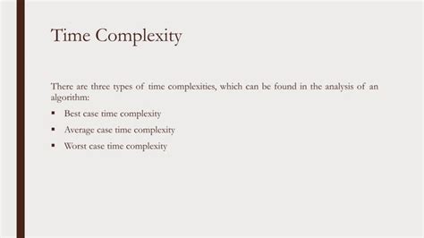 Lecture 03 Algorithm Analysis Ppt