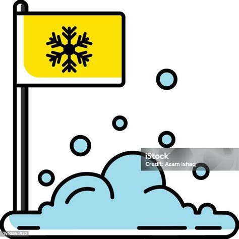 눈송이 벡터 색상 누락 아이콘 디자인 겨울 시즌 요소 기호 스노우보드 장비 기호 익스트림 스포츠 스톡 일러스트 스키 및 스노보드