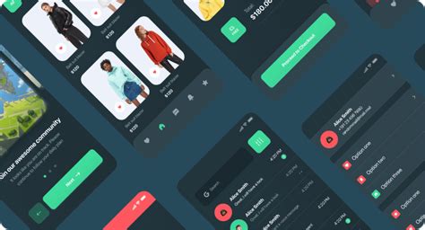 Marvie Figma Dark Theme Ios Kit