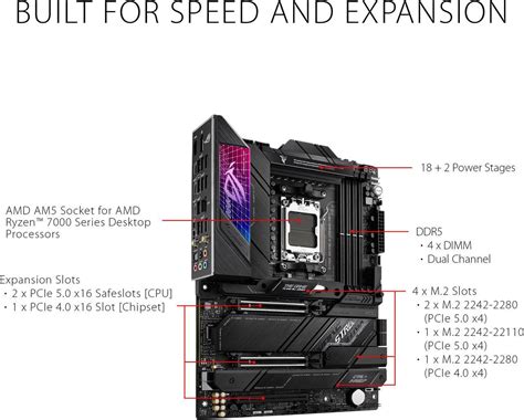 Open Box ASUS ROG STRIX X E E GAMING WIFI AMD X AM Ryzen Desktop ATX