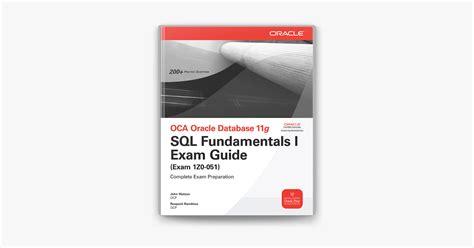 ‎OCA Oracle Database 11g SQL Fundamentals I Exam Guide by John Watson & Roopesh Ramklass on ...
