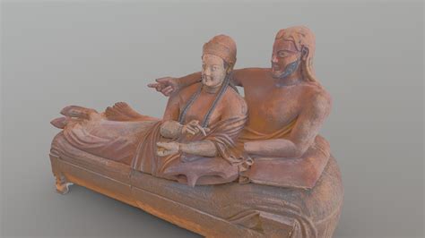 The Sarcophagus Of The Spouses Photogrammetry Buy Royalty Free D Model By Nicolas Diolez