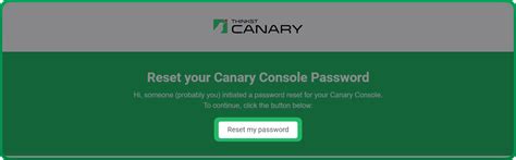 How Do I Reset My Password For My Account Thinkst Canary