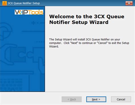 Queue Notifier Server V18 Voiptools