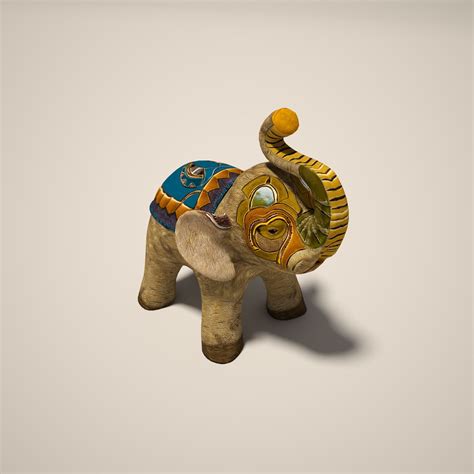 Elephant Statuette 3d Model 35 Max Lxo Obj Free3d