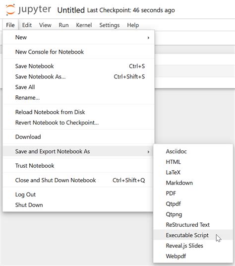ipython notebook jupyter cannot download as py stack overflow