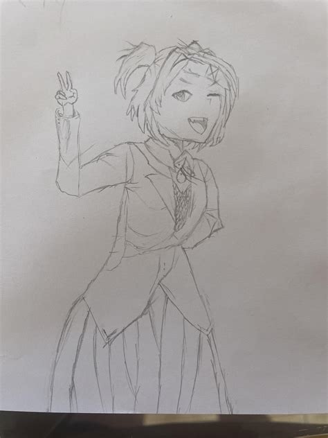I Drew A Natsuki Sprite Rddlc