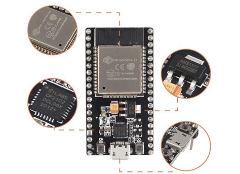 Esp32 38 Pin Micro Bluetoothwi Fi Geliştirme Modülü Hobi Mekatronik