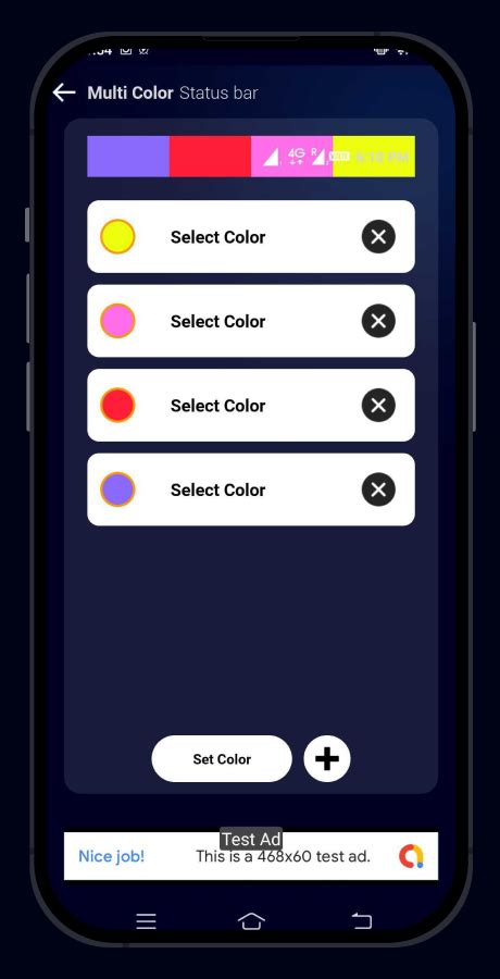 Material Customized Status Bar Stylish Status Bar Decorative Status