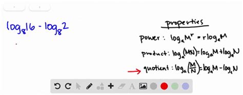 SOLVED Use Properties Of Logarithms To Find The Exact Value Of Each Expression Do Not Use A