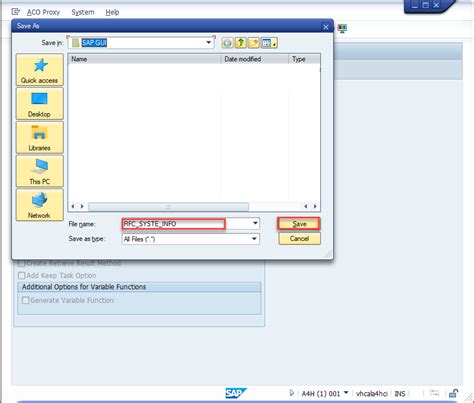 Generate RFC Proxy Classes SAP Tutorials