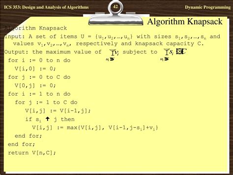 Ppt Ics 353 Design And Analysis Of Algorithms Powerpoint Presentation Id8863577