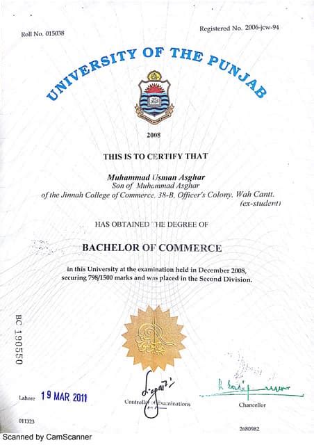 Bachelor Of Commerce Pdf