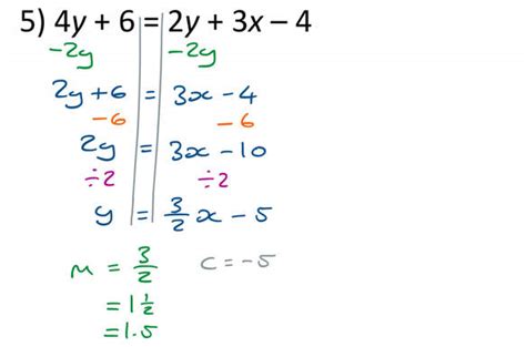 2 5 Quiz 3 Answers Linear Graphs Ocr Gcse Maths Foundation Elevise