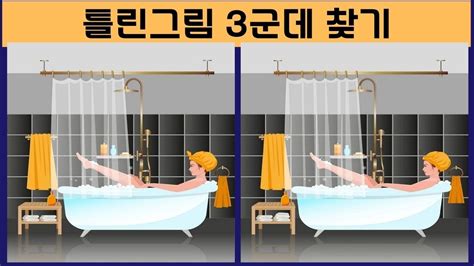 【틀린그림찾기집중력향상】틀린곳 3군데를 찾아 보세요 Find 3 Differences 26【관찰력증강인지력향상】 Youtube