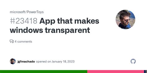 App That Makes Windows Transparent Issue Microsoft PowerToys GitHub
