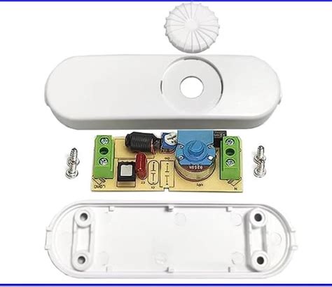 replacing the exterior of an inline dimmer switch with a better looking