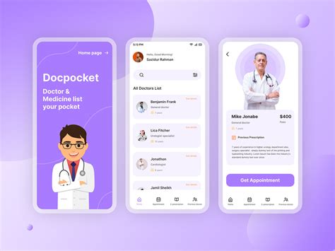Medical And E Prescription App Ui Behance