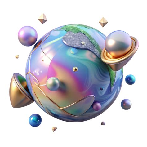 Stunning Creative Holographic Projection Of Planet Earth Cutout Exclusive 60091676 Png