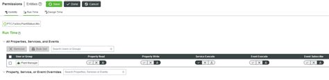 issue with visibility and runtime permissions ptc community