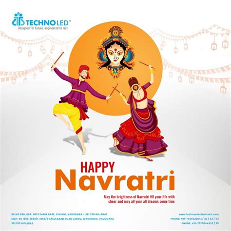 Happynavratri Navratrivibes Blessingsofdurga Technoled Technoelectromech Techno