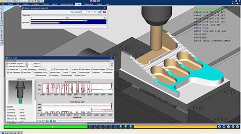 cgtech s version 9 0 vericut software includes force optimization module