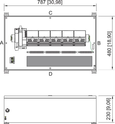 Is1 Remote I O Nec Cec Standard Enclosure With Shielding Bar Blue Cable Duct And Gateway 277001