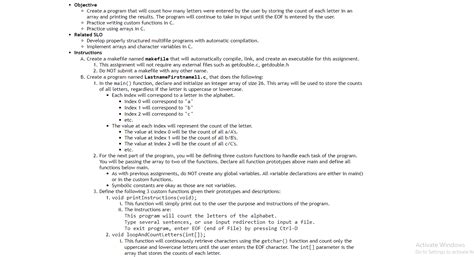 Solved Objective Create A Program That Will Count How