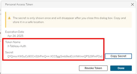 Creating Personal Access Tokens In Tableau Servercloud The Data School