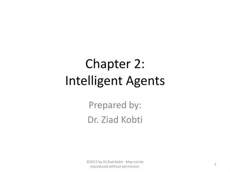 Pdf Chapter 2 Intelligent Agents School Of Computer Sciencecs Uwindsor Ca ~kobti Cs371