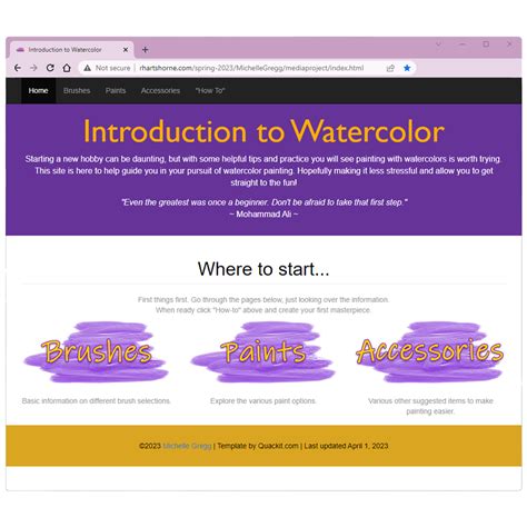 Eportfolio Multimedia Project