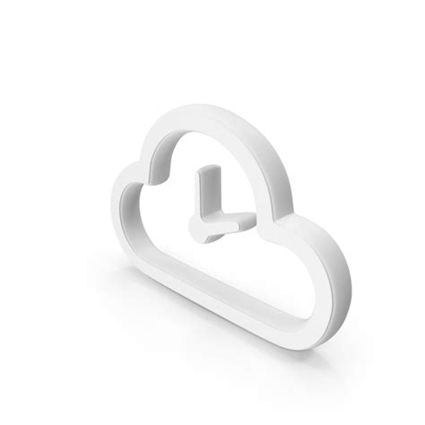 White Cloud Clock Symbol PNG Images PSDs For Download PixelSquid S122407262