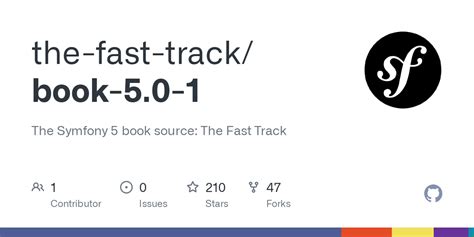 Github The Fast Trackbook 50 1 The Symfony 5 Book Source The Fast