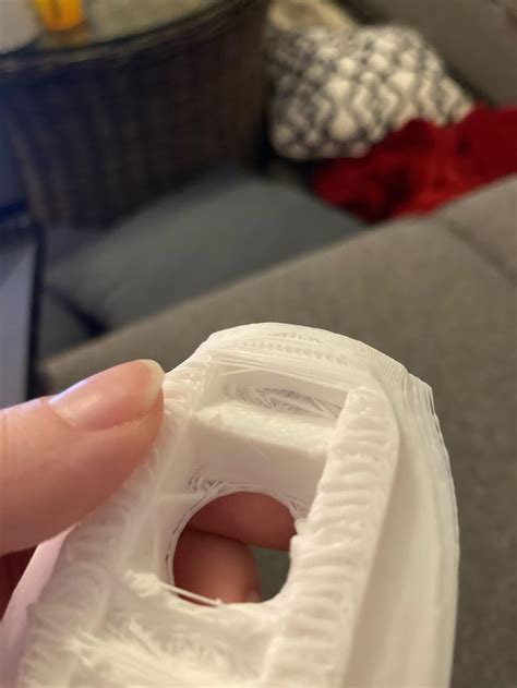 bottom of print uneven stringy r fixmyprint