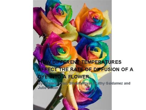How Different Temperatures Affect The Rate Of Diffusion