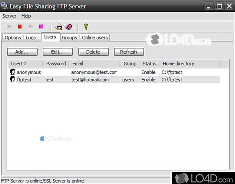 easy file sharing ftp server download