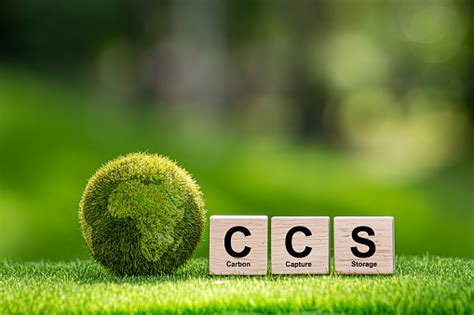 Symbol Ccs For Carbon Capture Storage Words Ccs On A Wood Cube On The