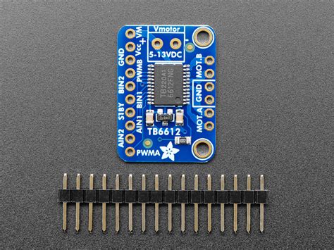 Adafruit Tb6612 1 2a Dc Stepper Motor Driver Breakout Board