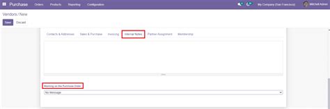 odoo 15 warning messages odoo v15 community edition