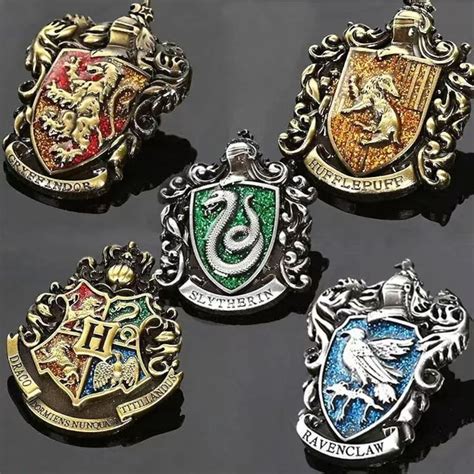 Harry Potter House Badge Hogwarts Badge Gryffindor Badge Etsy Uk