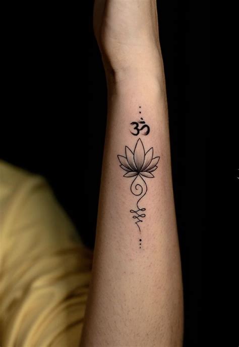 Unalome Tattoo Ideas Meaning Placement And Female Design With Lotus